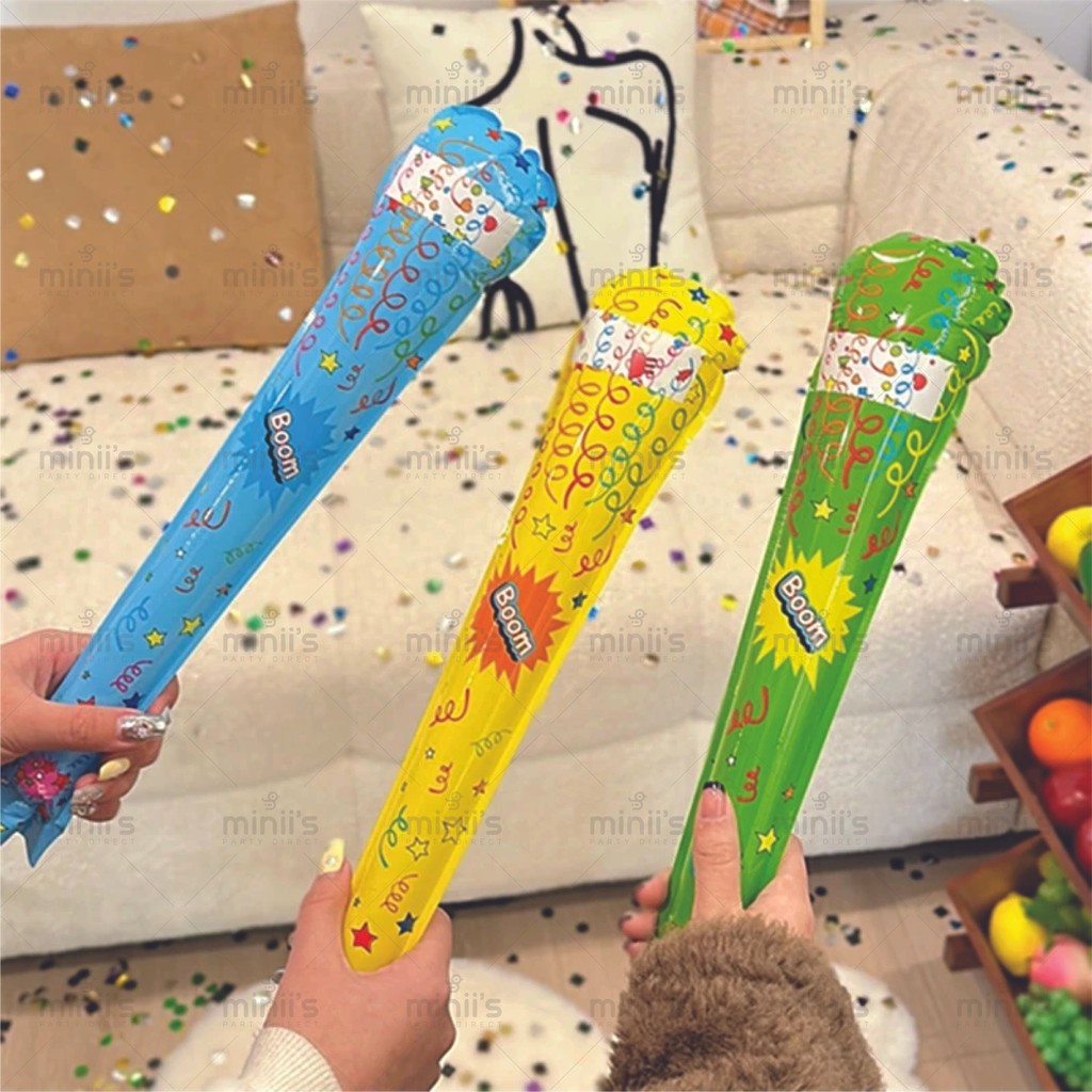 MINIIS Party Popper Confetti Popper Handheld Stick Birthday Popper ...