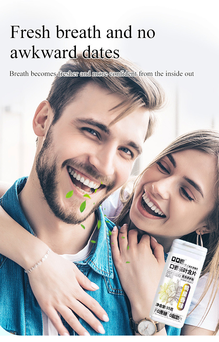 [Long Lasting Prevent Bad Breath/Clean Mouth]Fresh Breath Tea Tablets ...