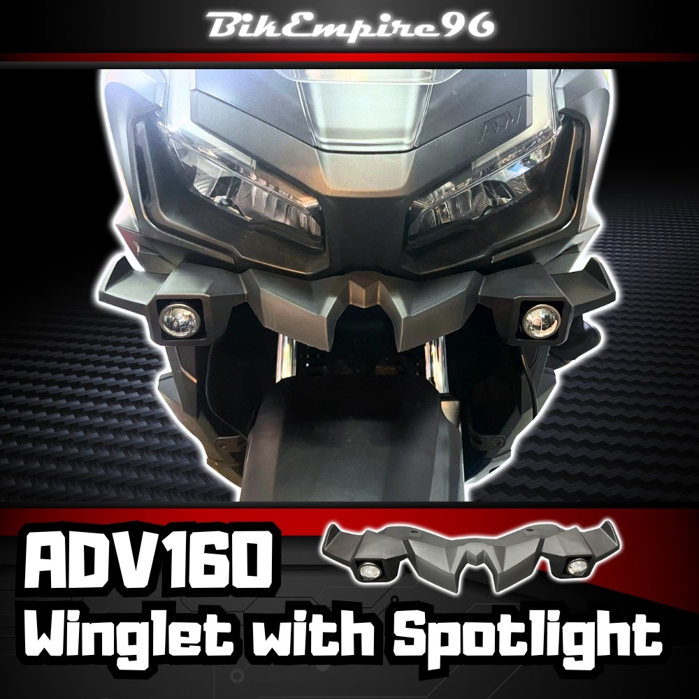 ADV160 150 Winglet With Spotlight Winglet Led Cover Dual Led Spotlight ...
