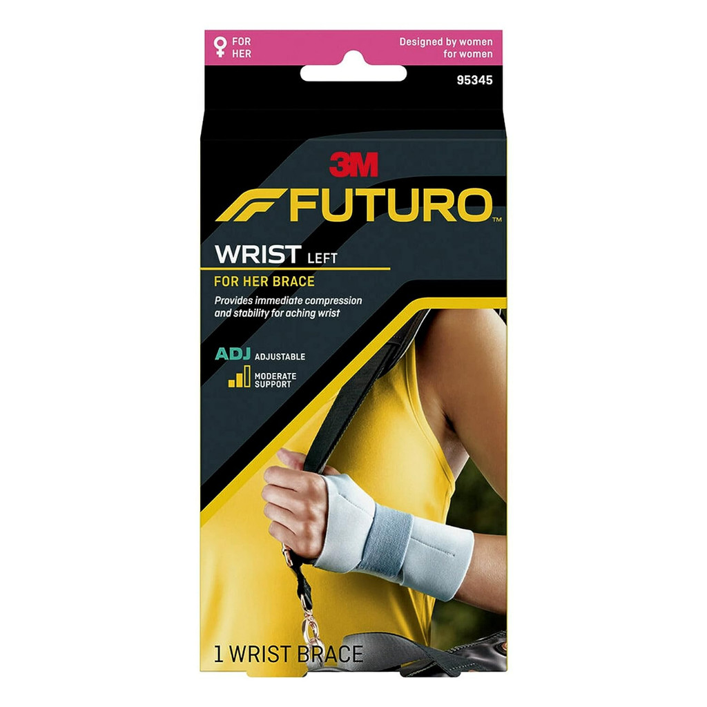 FUTURO For Her Wrist Support, Left Hand, Adjustable (Option Select ...