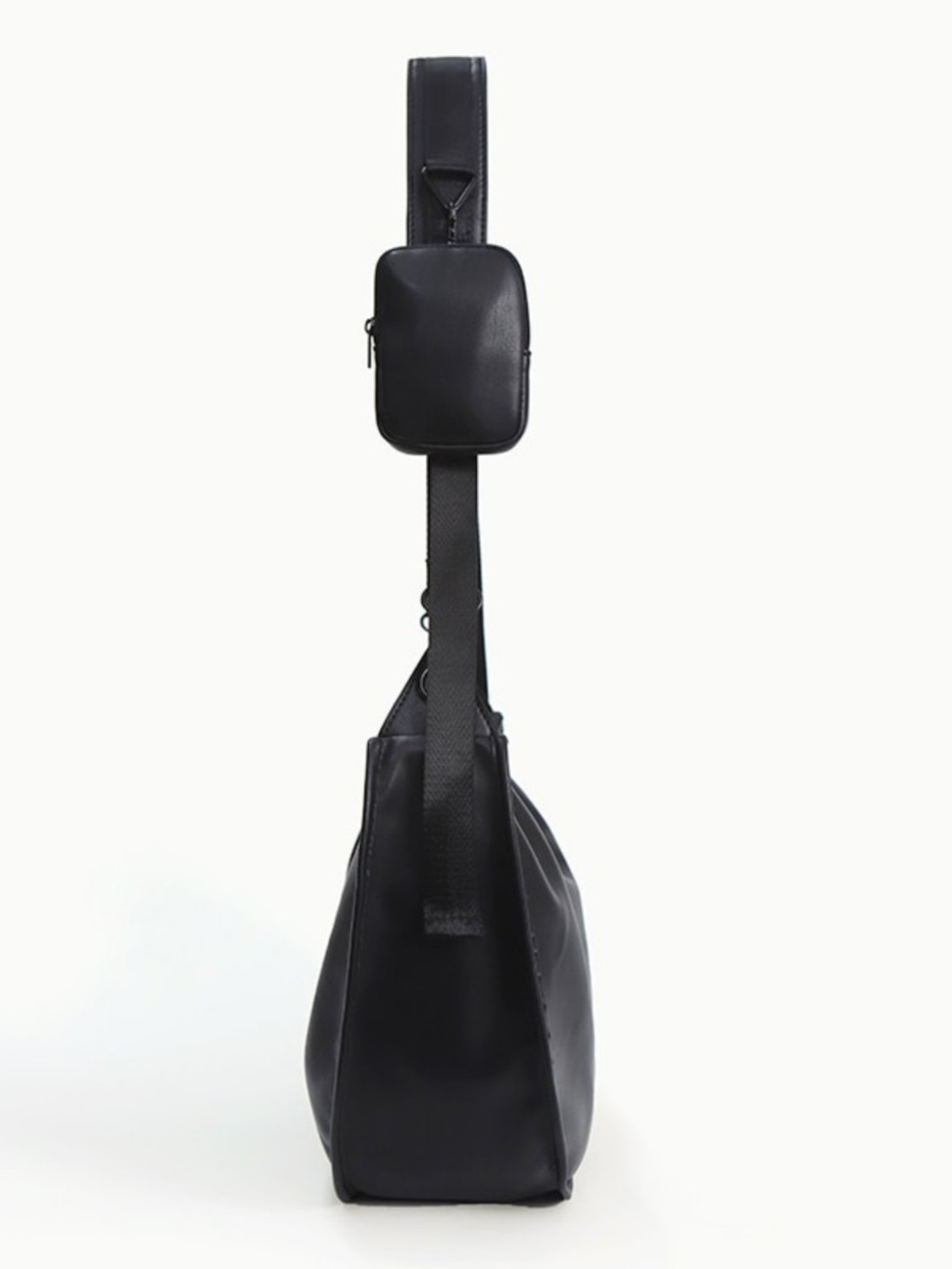 SUNWISH STORE No.6203 Smooth leather men's large capacity slanted ...