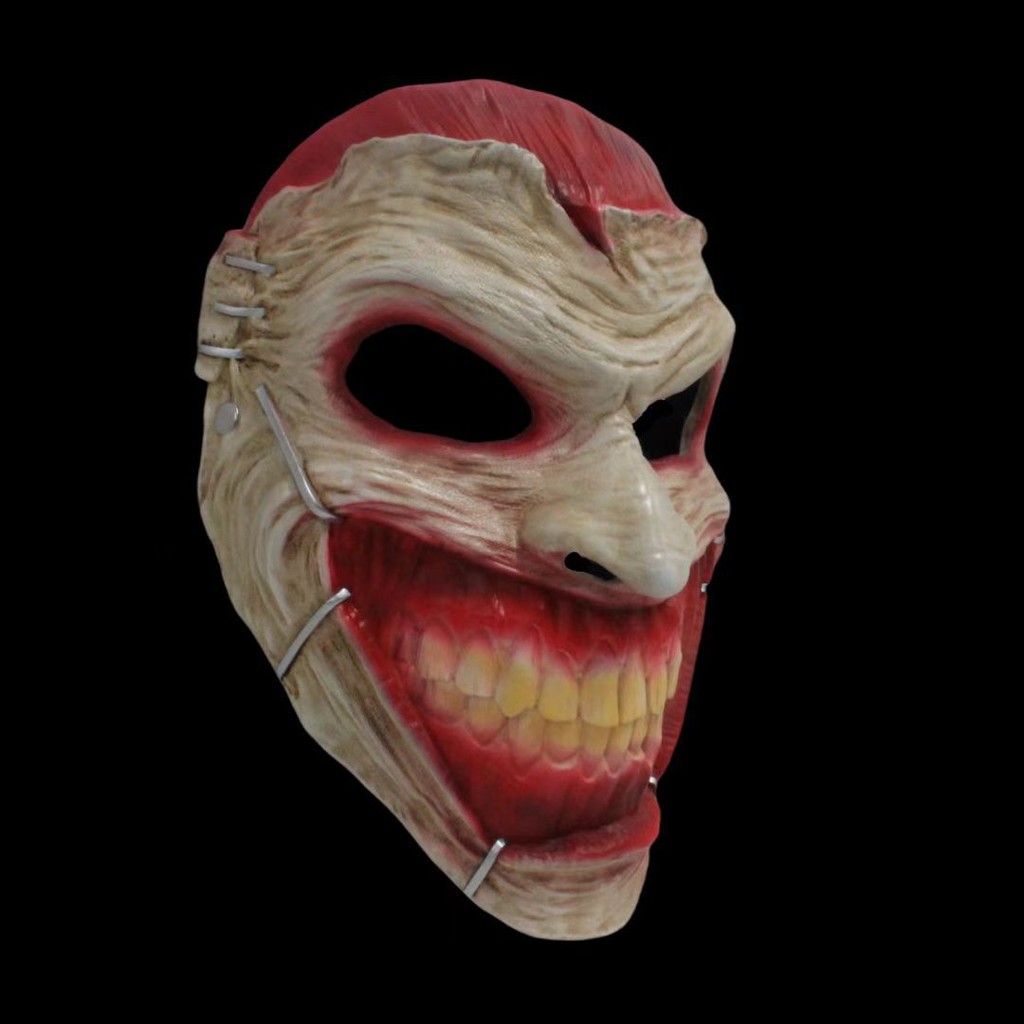 Resin Dead Clowns Mask Role Play Prop For Halloween And Themed Escape ...