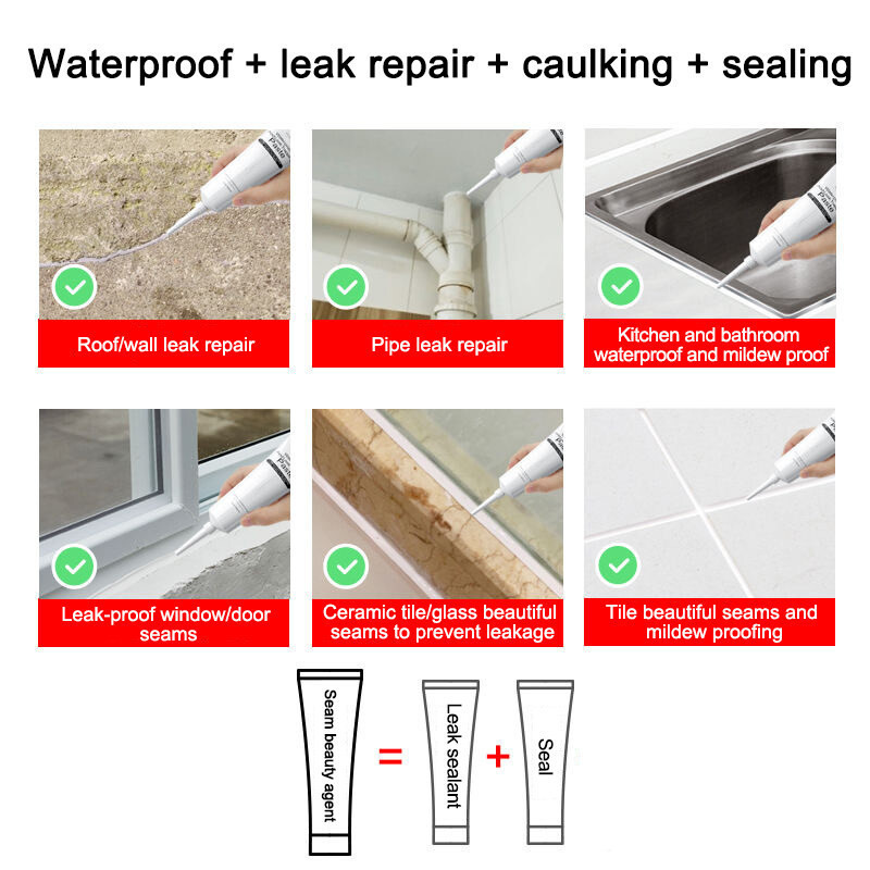 Gam Pengisi Retak & Celah Jubin Silikon | Kalis Air, Pelbagai Guna ...