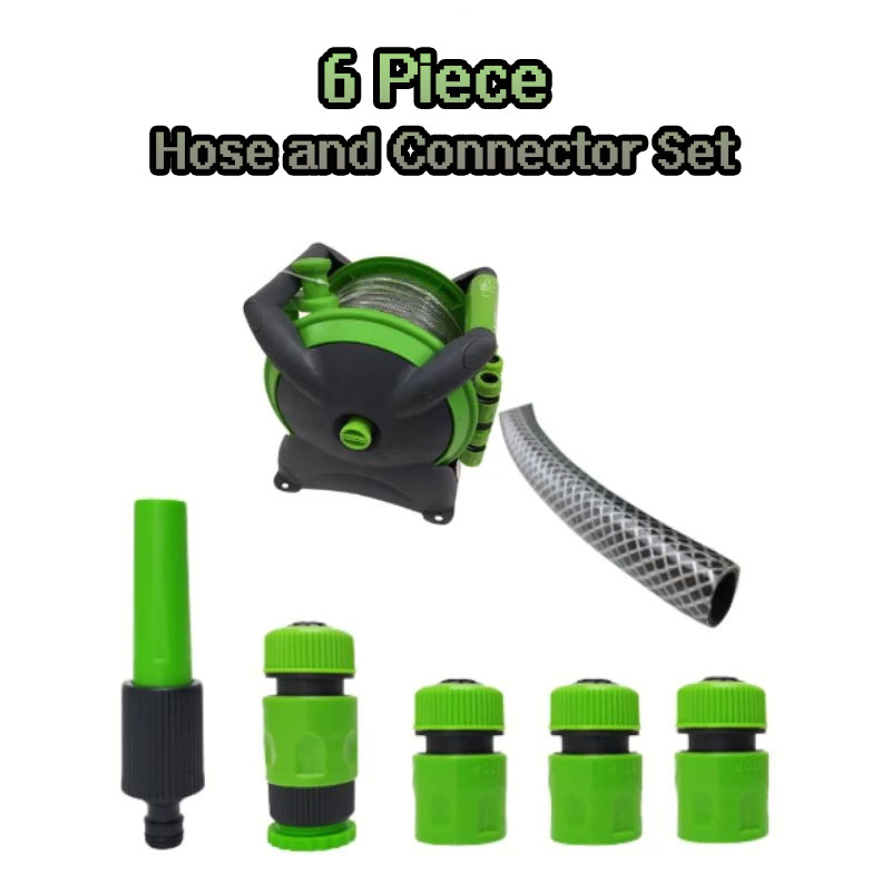 Sancy 20 Meter Garden Hose Reel Set Pipe Car Wash Portable Wall ...