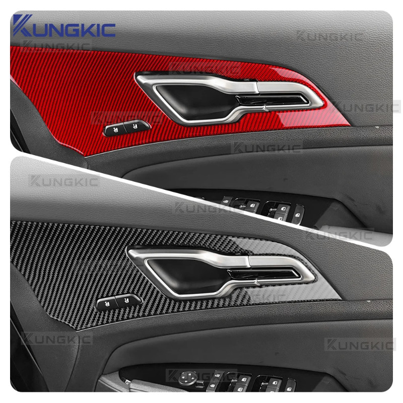 Real Soft Carbon Fiber Sticker For Kia Sportage 2022 2023 2024 2025 LHD ...