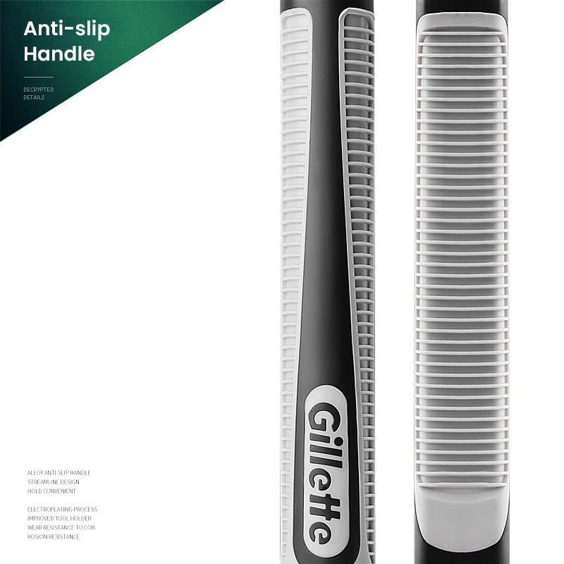 Gillette Vector 3 Razor Set Sharp and Durable 2 Layers Blades Man's ...