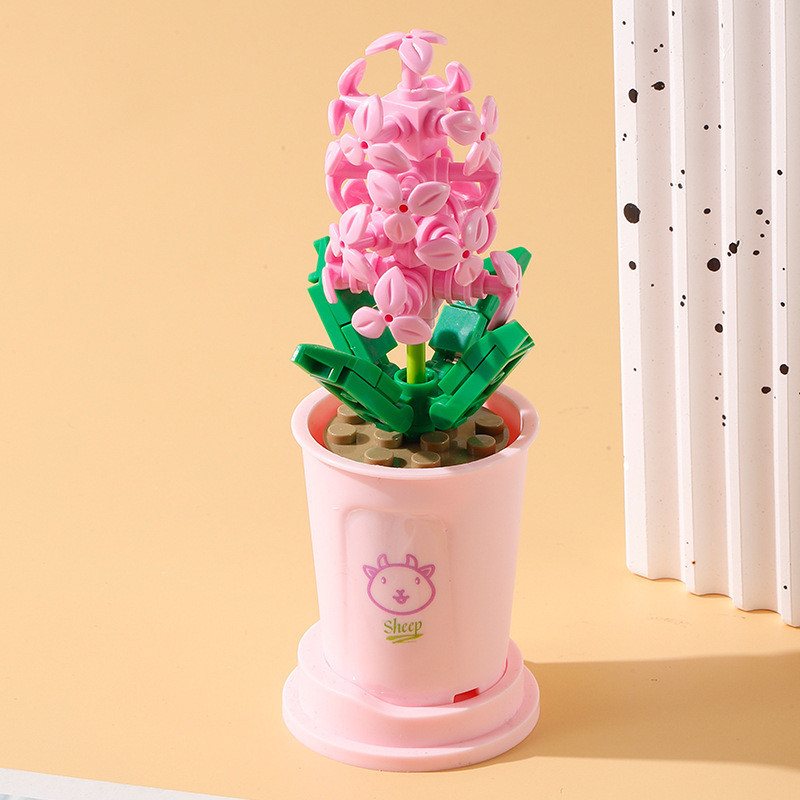 Wenbo [8814] LeLe Brothers Building Block Flower Compatible Assembled ...