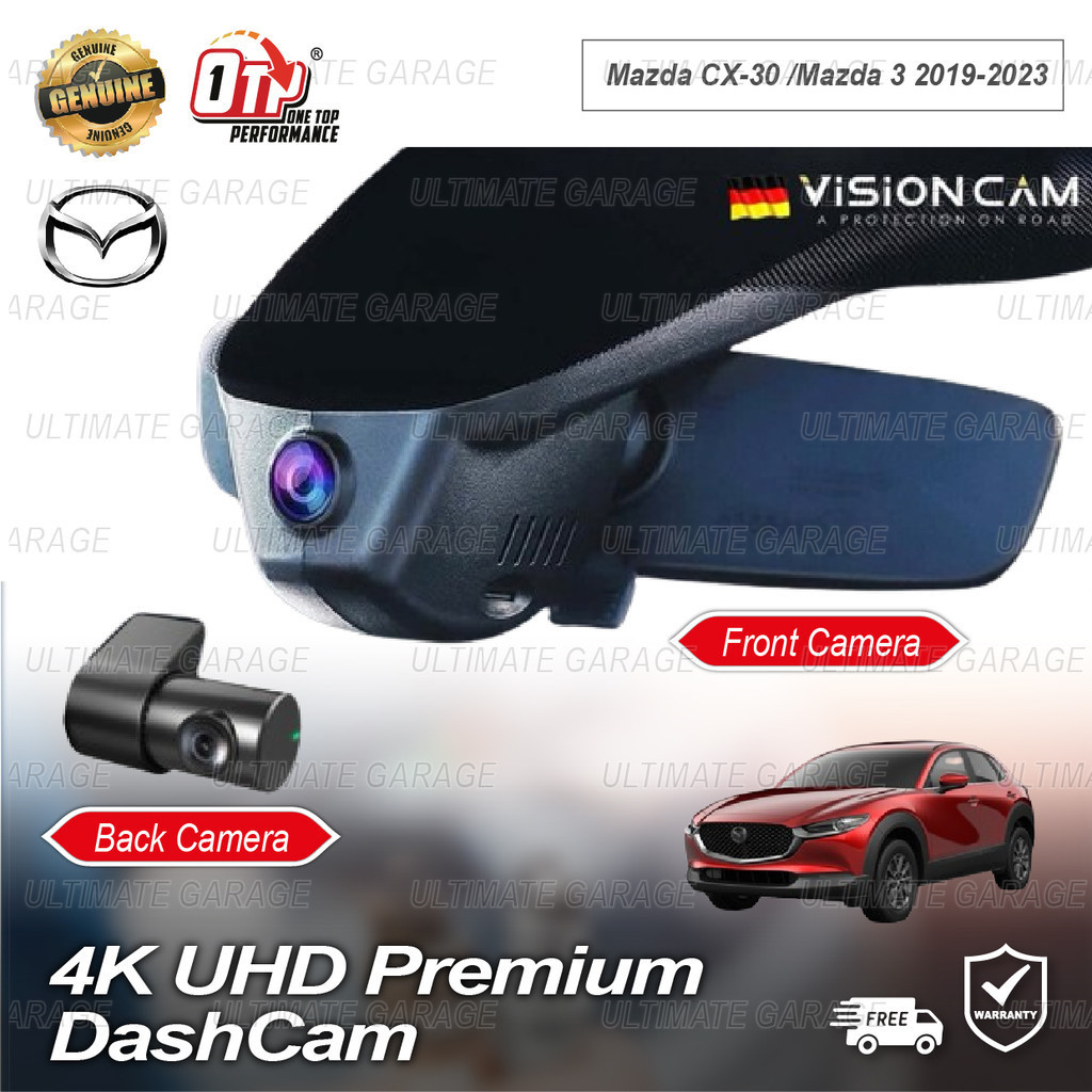 OTPerformance DashCam 4K UHD Premium Vision Camera Mazda CX-30 Mazda 3 ...