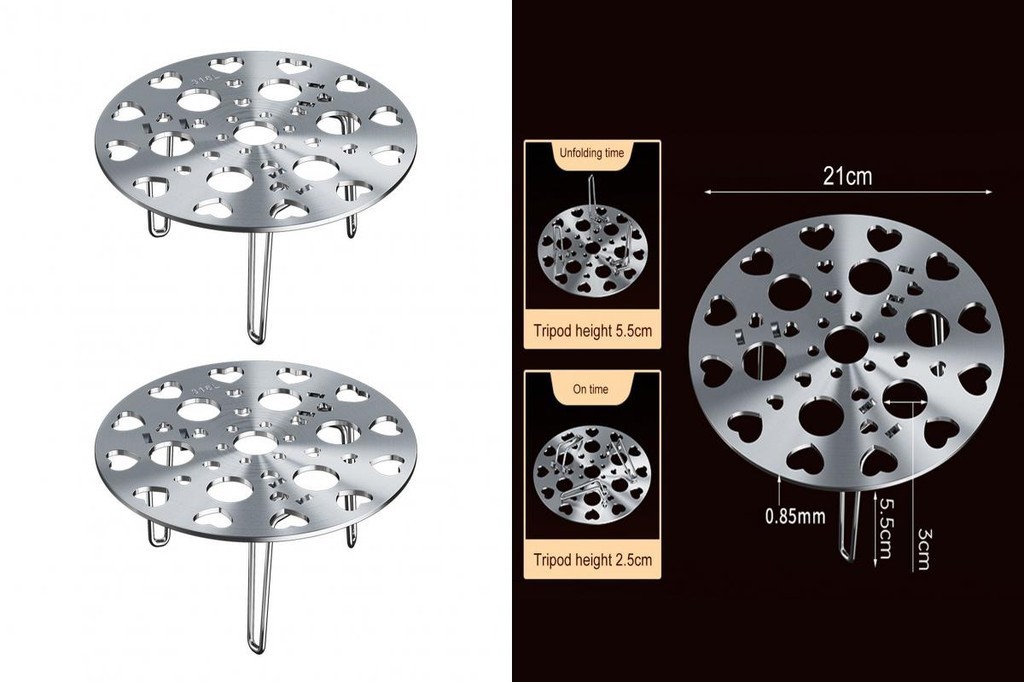 [Nice] Smooth Edge Steam Rack Stainless Steel Steam Rack Stainless ...
