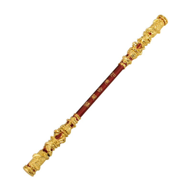 Monkey King 22CM Black Myth Wukong Game Peripheral All-metal Handicraft Ruyi Golden Cudgel ...