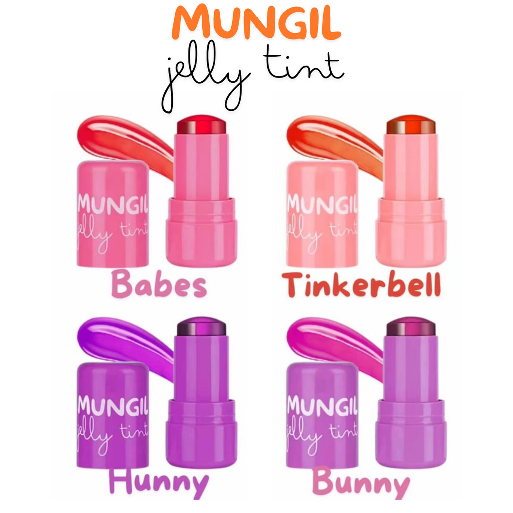 MUNGIL Jelly Tint Tinkerbell 5gm Cheek Lip Tint Pigmented Babes Bunny ...