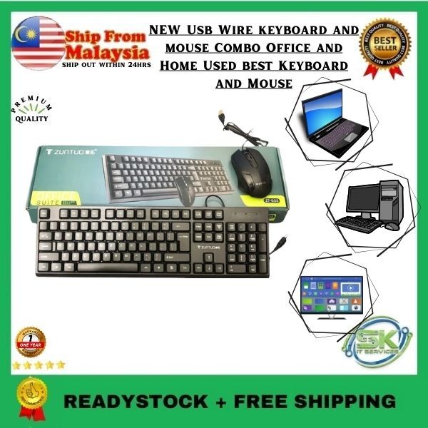 NEW Usb Wire keyboard and mouse Combo Office and Home Used best ...