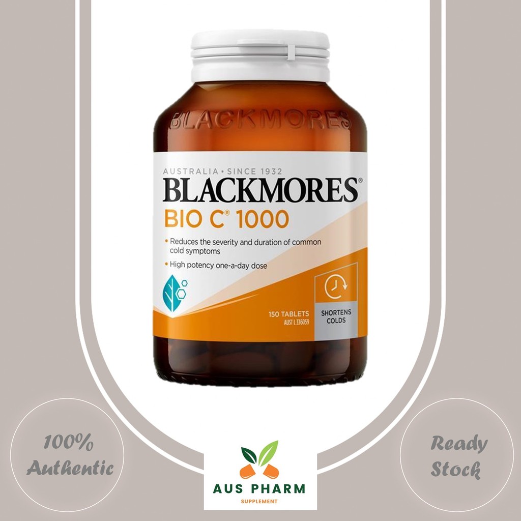 BLACKMORES Bio C 1000mg (150 Tablets) | Shopee Malaysia