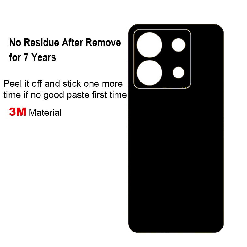 Plain Color Decal Skin for Redmi Note 13 Pro 5G Pro+ 5G K70 K80 Pro ...