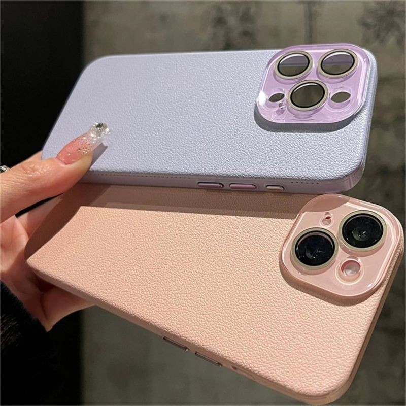 Luxury Lychee Leather Phone Case For iPhone 16 11 12 13 14 15 Pro Max 14 Plus 15 16 Plus Galss ...