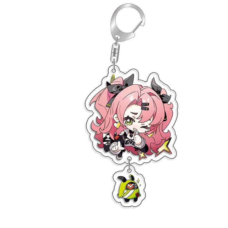 Zenless Zone Zero Anby Demara Billy The Kid Anime Keychain Cartoon ...