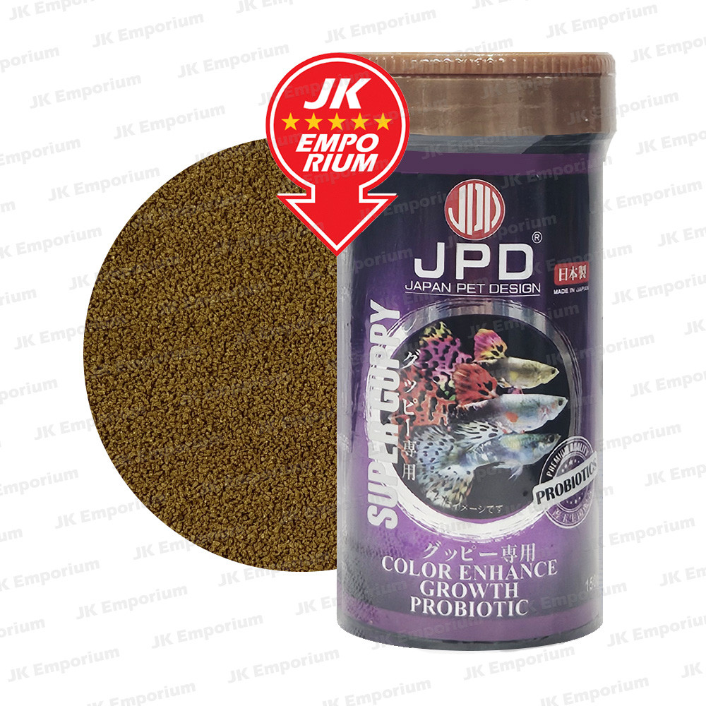 70g 150g JPD Super Guppy Floating Small Fish Food Makanan Ikan Terapung ...