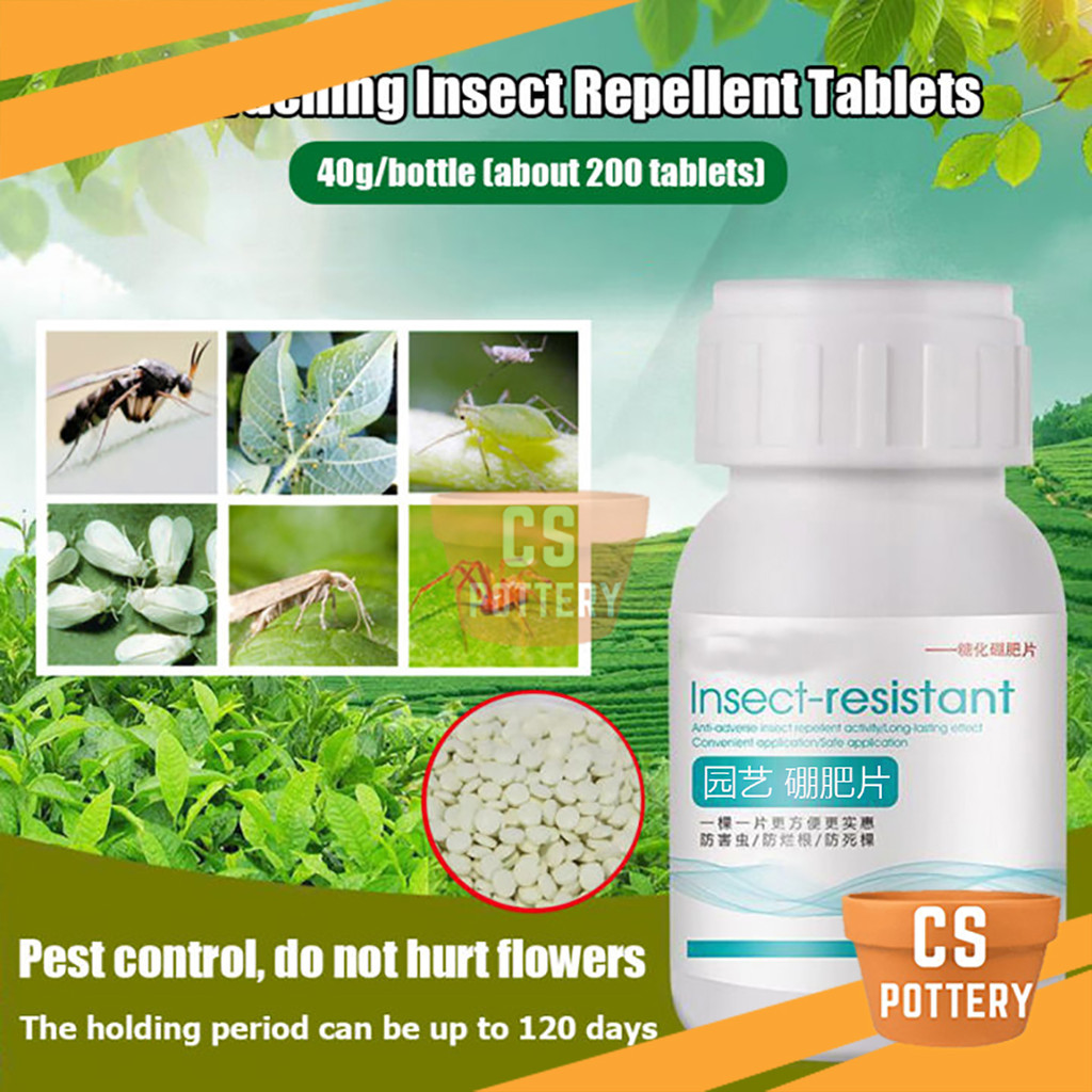 Plant Insect Resistant Tablets 40g Gardening Insect Repellent ...