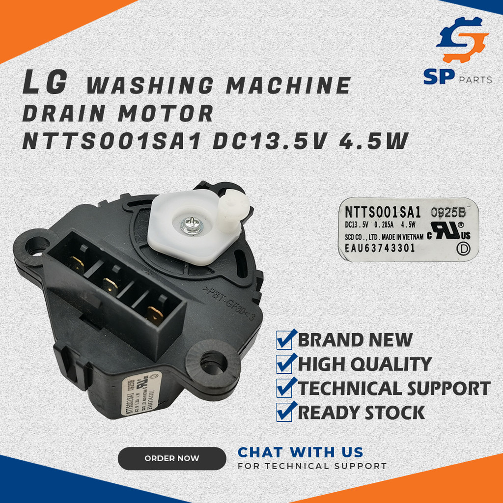 LG DRAIN MOTOR - NTTS001SA1 DC13.5V 4.5W | Shopee Malaysia