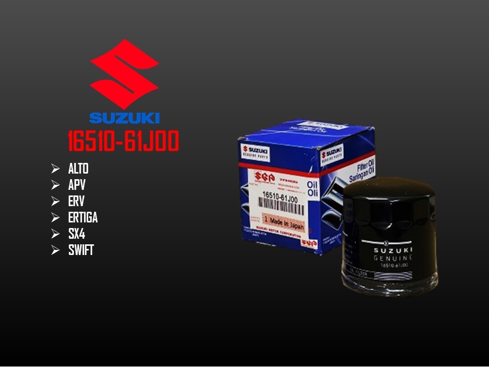 Suzuki - Swift APV Alto ERV Ertiga SX4 Oil Filter 16510-61J00 / 16510 ...