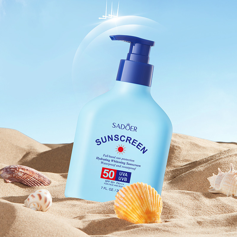 ROREC SADOER SPF50+ PA+++ UVA UVB Moist Whiten Full-Band Sun Protection Hydrating Whitening ...