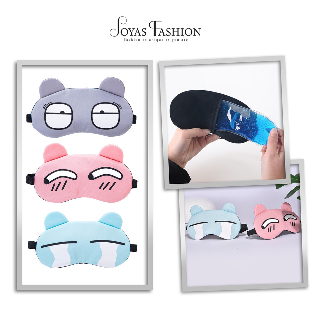 Joyas Fashion Cute Cartoon Sleeping Eye Mask Heat Cool Girl Relaxing ...