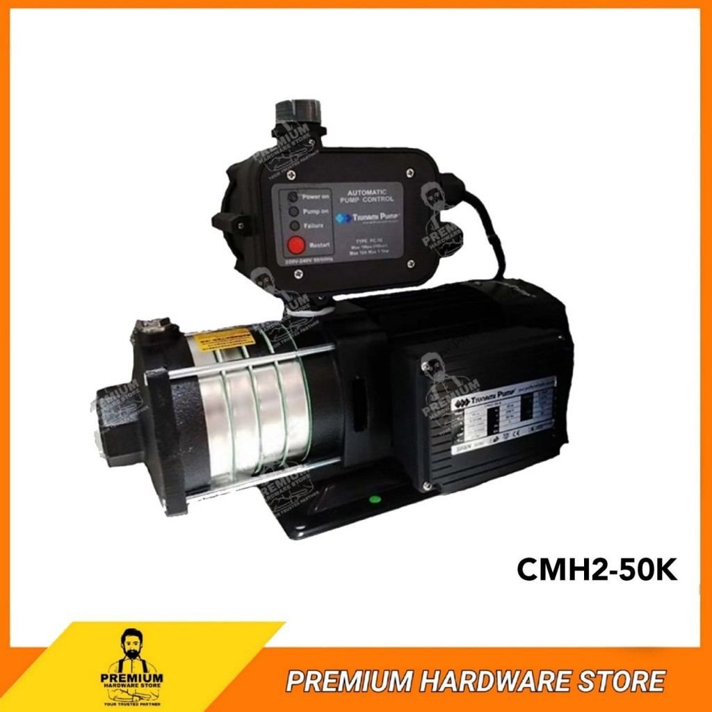 TSUNAMI PUMP CMH2-50K Water Pump Automatic 0.75HP Home Water Pump Multi ...