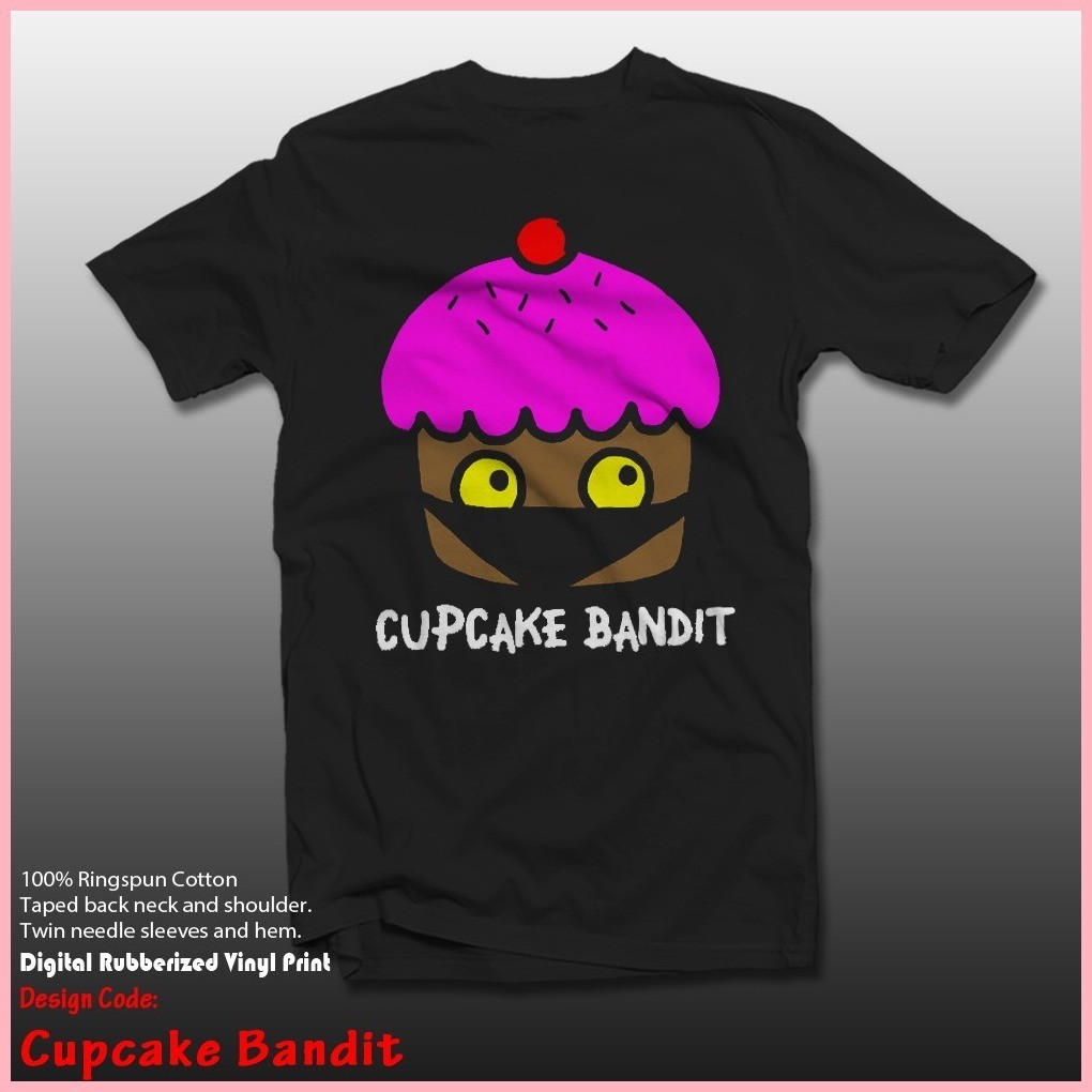 Gifo Shopee FOODIES Cupcake Bandit Shirt | Shopee Malaysia