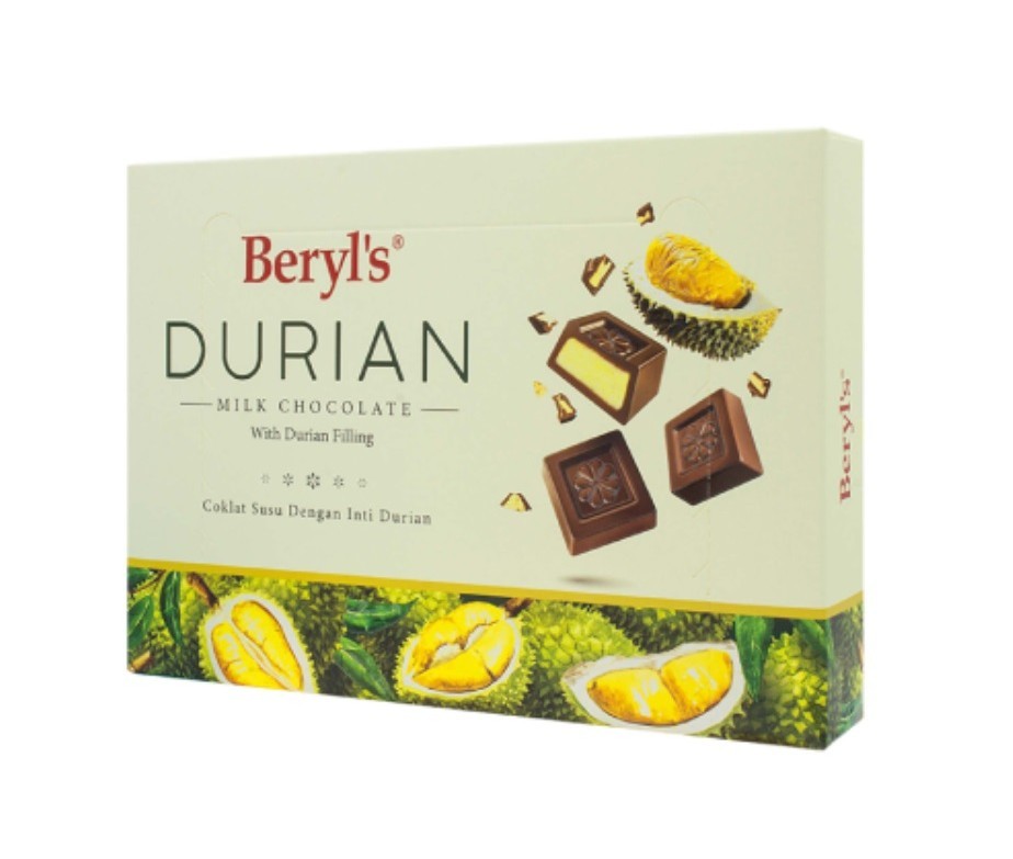 Beryl's Milk Chocolate With Durian Filling Box 150g | Shopee Malaysia
