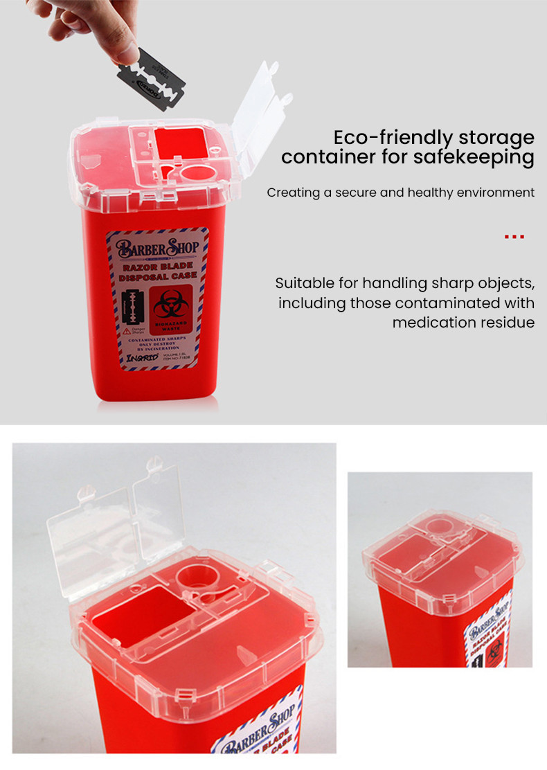 Razor Blade Recycling Box Waste Blade Processing Box Double Single ...