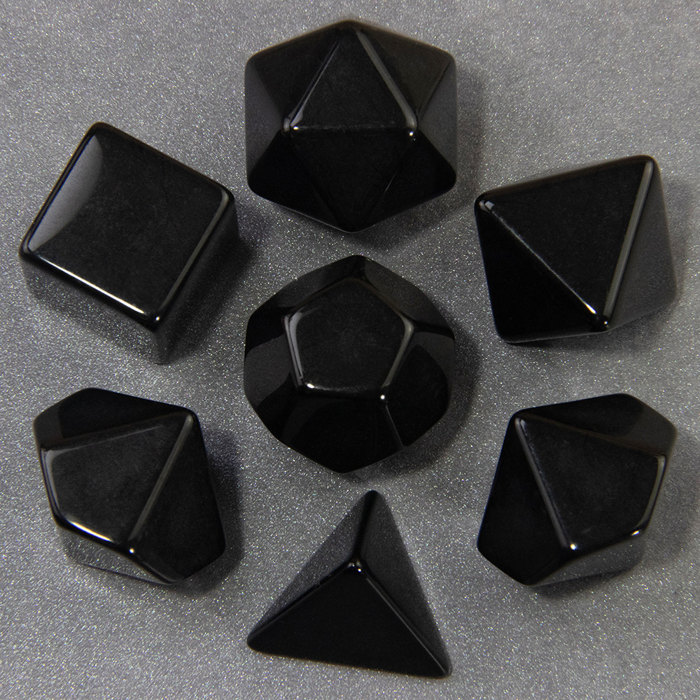 Blank Multi-sided Dice Set 7pcs D4 D6 D8 D10 D00 D12 D20 for Table Game ...