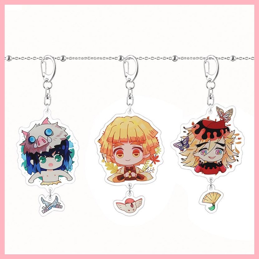 Keychain Demon Slayer Tanjiro Muichirou Demon Slayer Demon Slayer ...