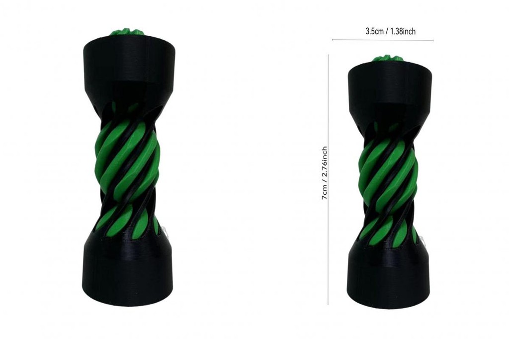 Spiral Cylinder Ball Toy Passthrough Cylinder Toy 3d Printed Spiral ...
