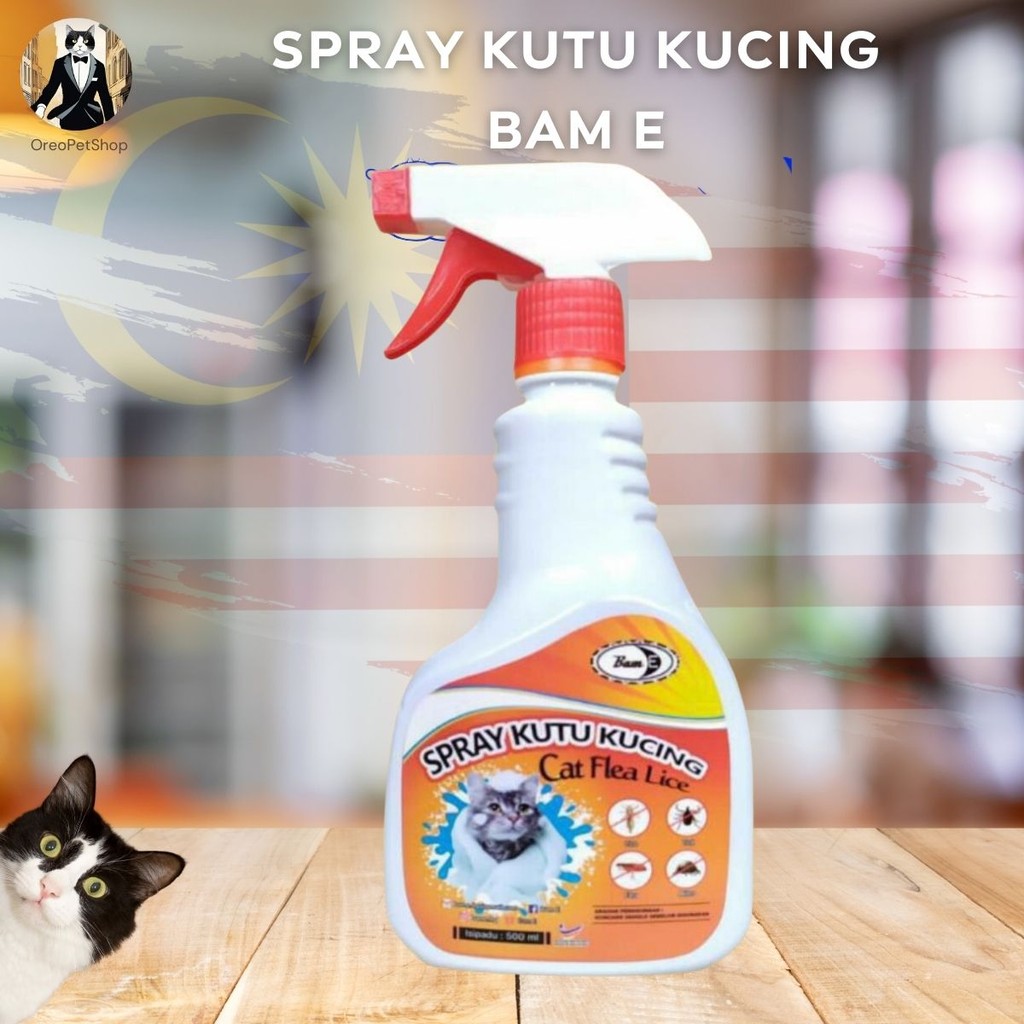 Ubat kutu kucing paling berkesan spray kutu kucing organik cat spray ...