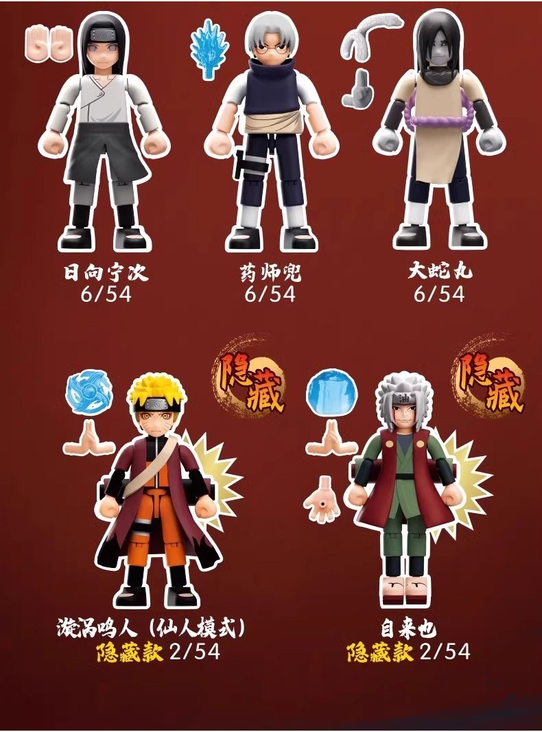 Naruto Minifigure Naruto Series Building Blocks blind box mystery box ...