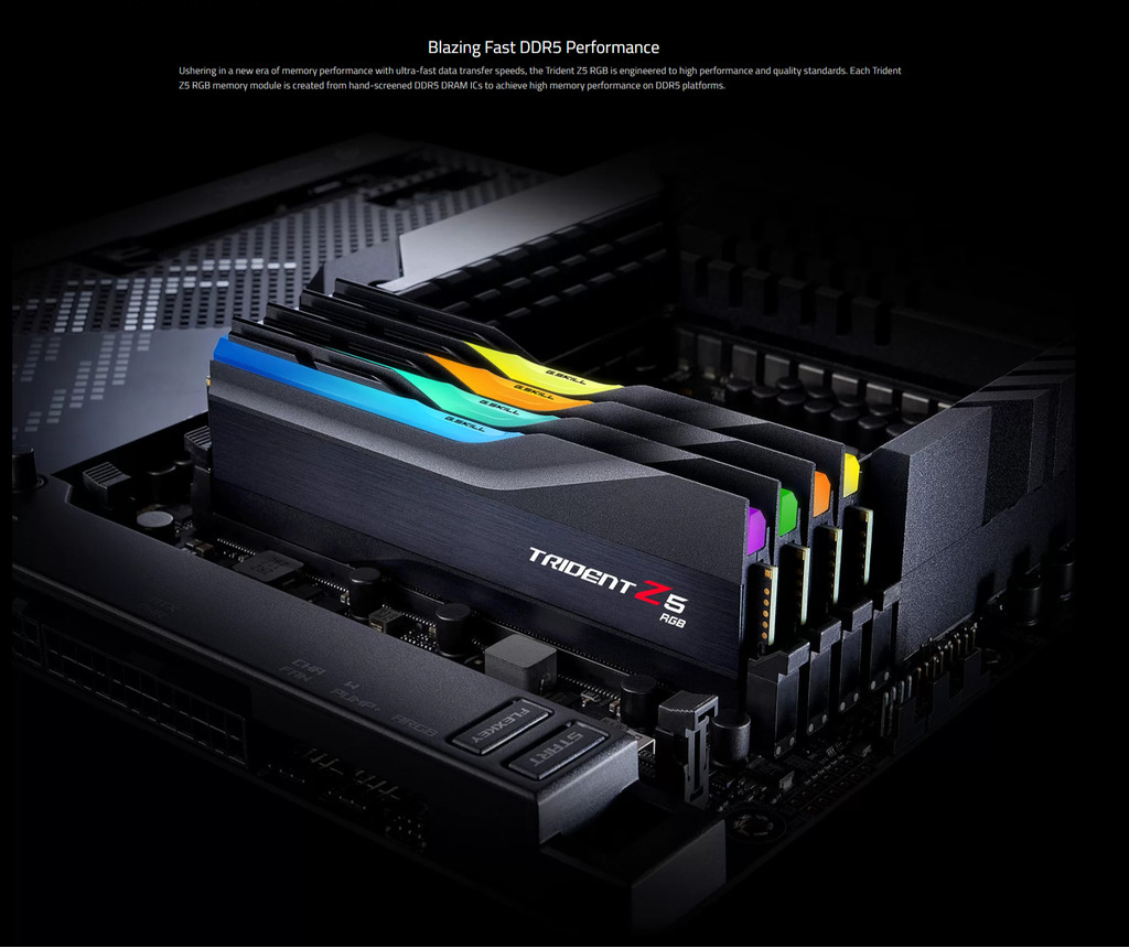 G.SKILL TRIDENT Z5 NEO RGB 48GB (24X2) 6800MHZ DDR5 RAM - BLACK (LL) | Shopee Malaysia