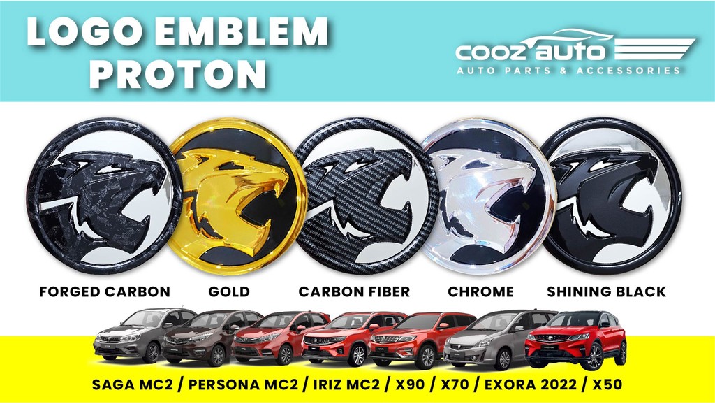 Proton Saga Exora Iriz Persona 2022 -2024 X50 X70 X90 Car Front Rear ...