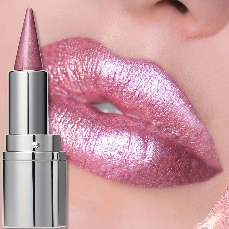 Starry Mermaid Lipstick - Shimmer Glitter Metallic Finish Lip Gloss ...