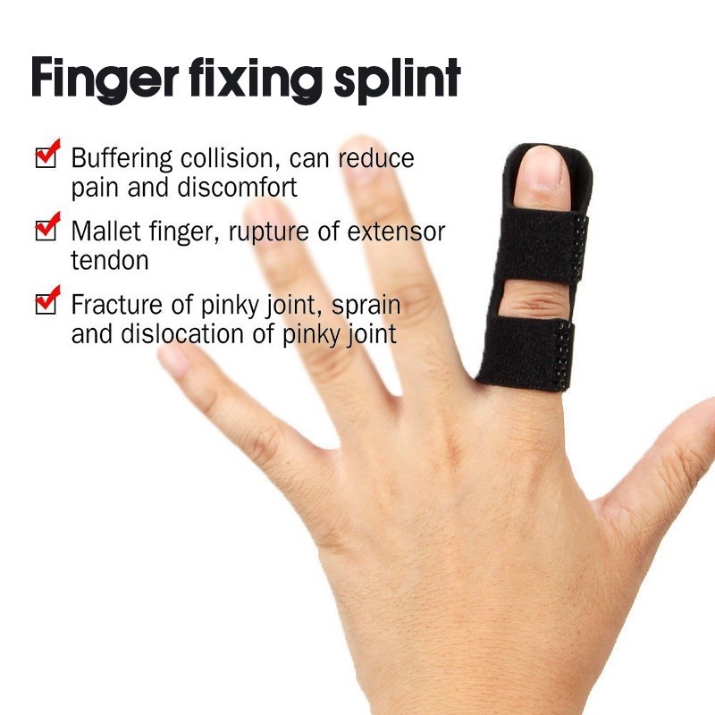 Pain Relief Finger Support Trigger Corrector Finger Fixing Splint Brace ...