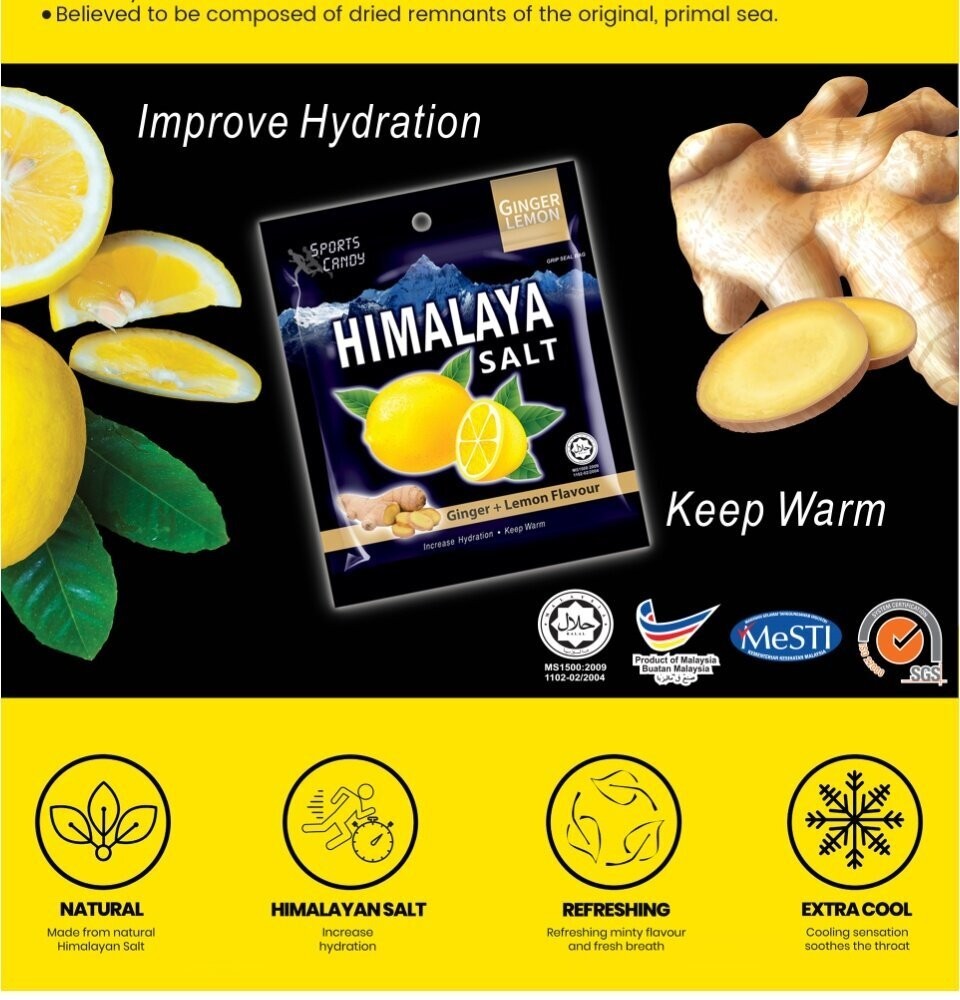 Himalaya Candy (12 Packs x15g) Lemon Candy Salt Candy Sweet Gula-Gula ...