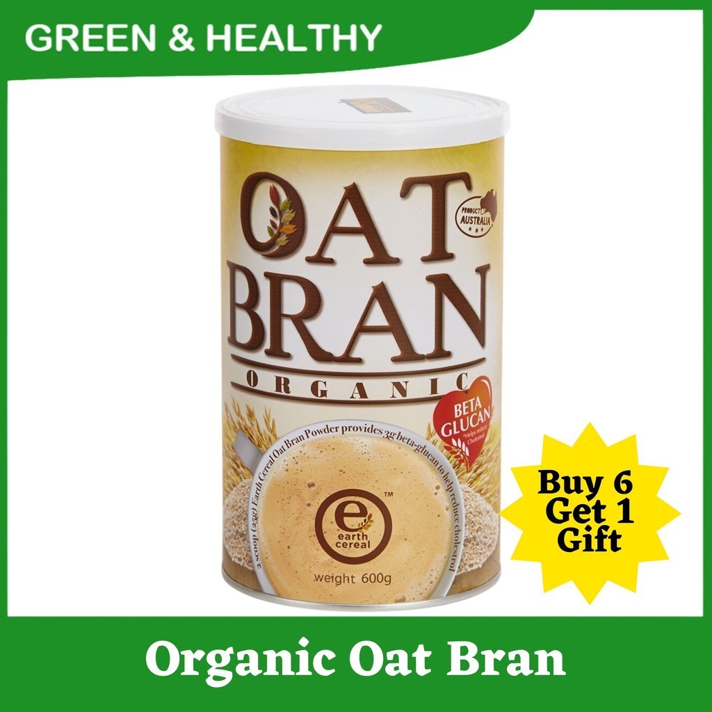 Earth Living Organic Oat Bran Daily Grain 燕麦麸 | Shopee Malaysia