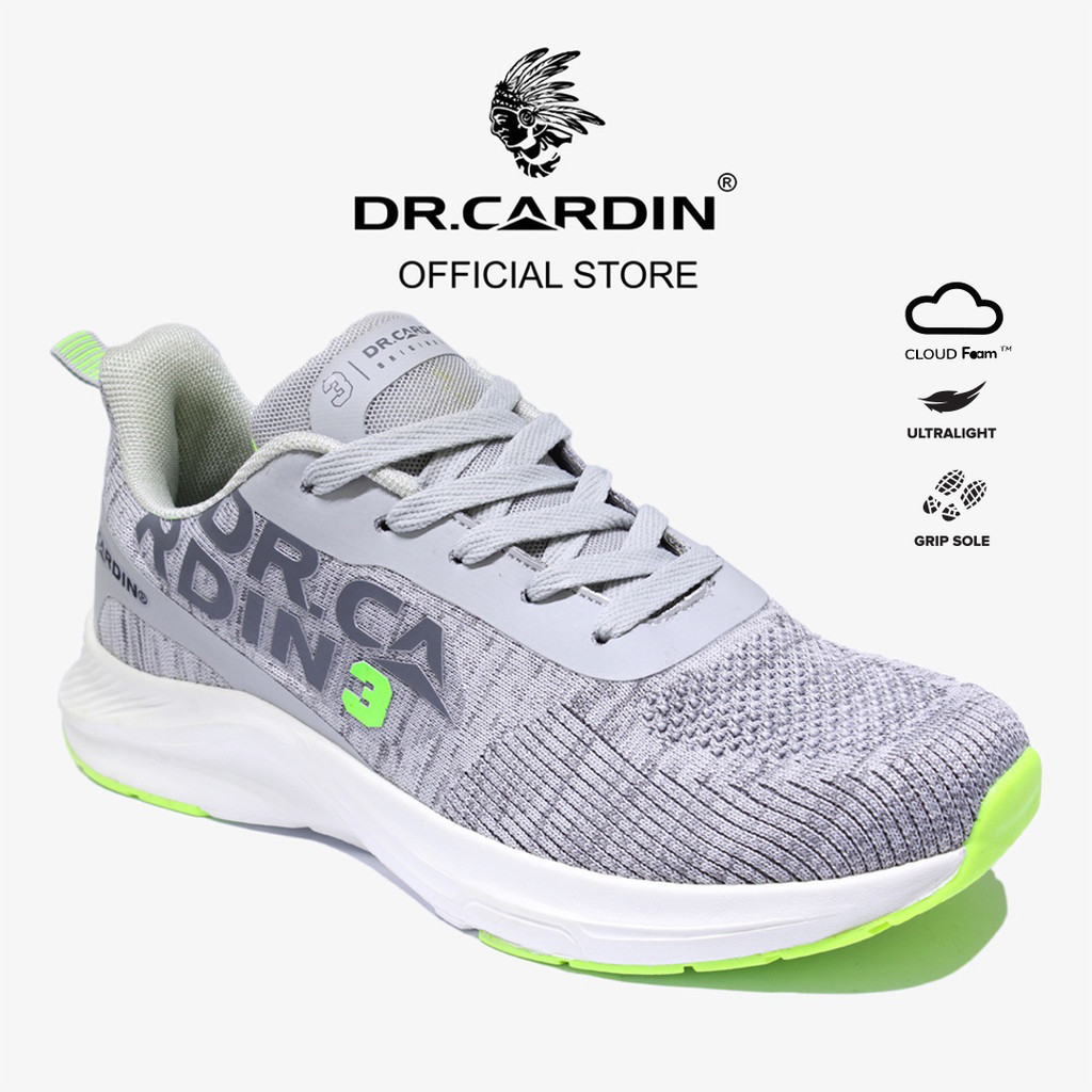 Dr.Cardin Men Cloud Foam Ultra-Light Lace-Up Sneaker CA2-60388 | Shopee ...