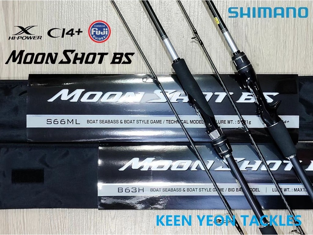 SHIMANO 2023' MOONSHOT BS SPINNING/ BAITCASTING FISHING ROD | Shopee Malaysia