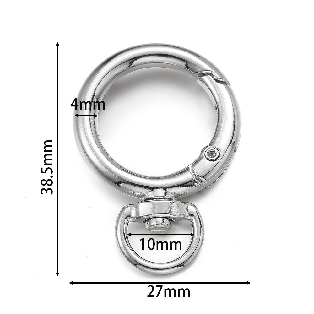 St. kunkka 2-5Pcs Zinc Alloy 3 Points Pressure Tail Spring Buckle ...