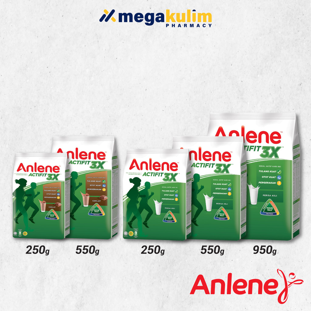 Anlene Milk Powder - Regular/Chocolate (250g/550g/950g) | Shopee Malaysia
