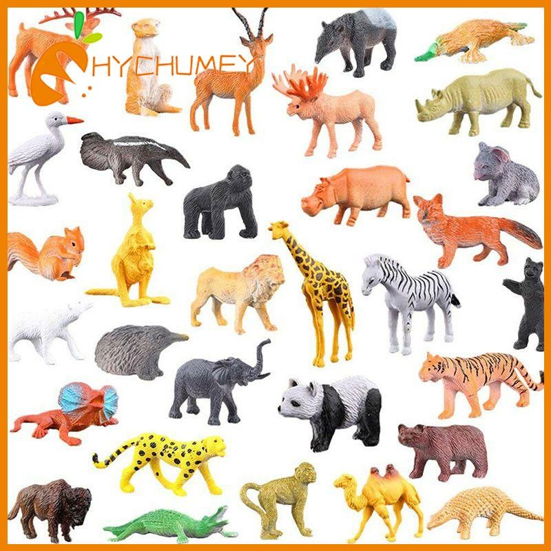 Realistic Model Animal Set Wild Animals Ocean Insects Farm Dinosaurs ...