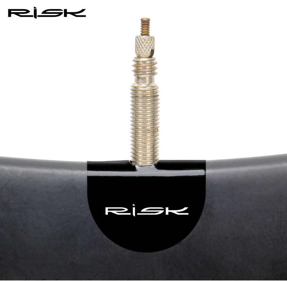 RISK Mountain Road Bicycle Presta Valve Sticker Bike Tire Air Nozzle ...