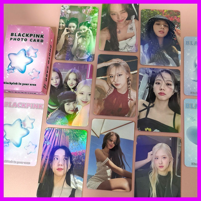 Lomo Card BLACKPINK Rosé Kim Jisoo Photo Card LISA Kim Ji-Soo Kim Jenny ...