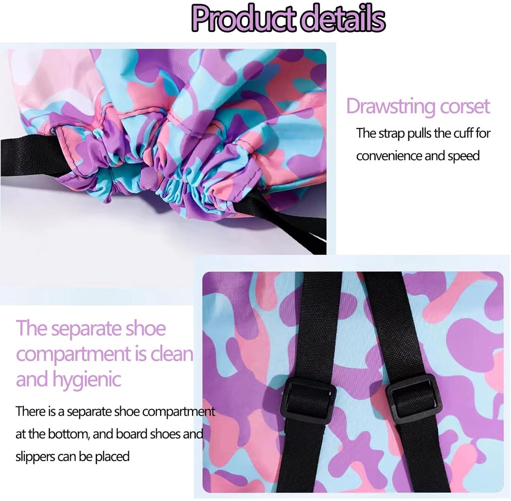 Waterproof Kids Swim Bag Large Storage Wet and Dry Separation Beach ...