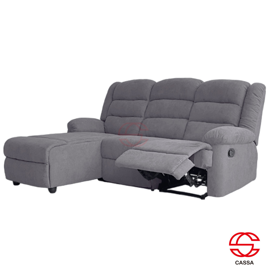 Cassa Altis Armchair Recliner 3 Seater L Shape Reclining Lounge Chair ...
